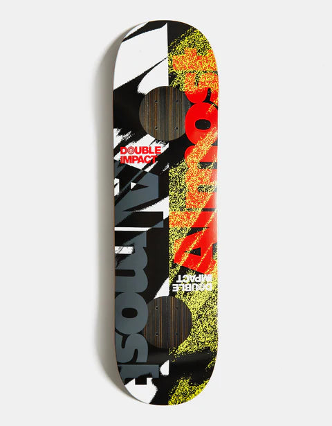 Almost Square Peg Double Impact Black 8.5" Skateboard Deck – LA Skate Co