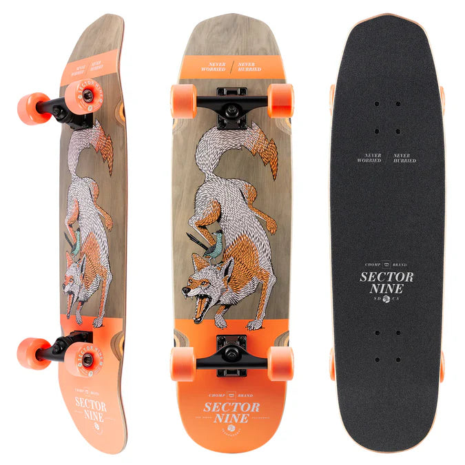 Sector Nine Ditch Witch Coyote 33" x 9.0" Cruiser Complete – LA Skate Co