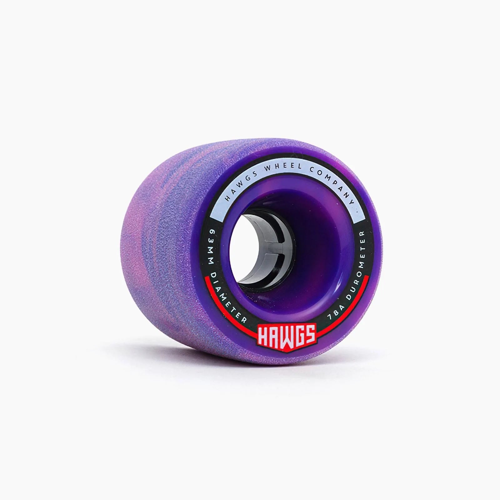 Hawgs Fatty Hawgs Pink Purple Swirl Stone-ground 63mm 78a Cruiser Whee ...